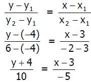 Straight Line Equation Formula - tips and trik 1