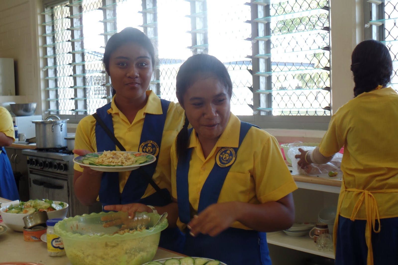 Mission to Samoa: This is what cooking at Pesega LDS Church College