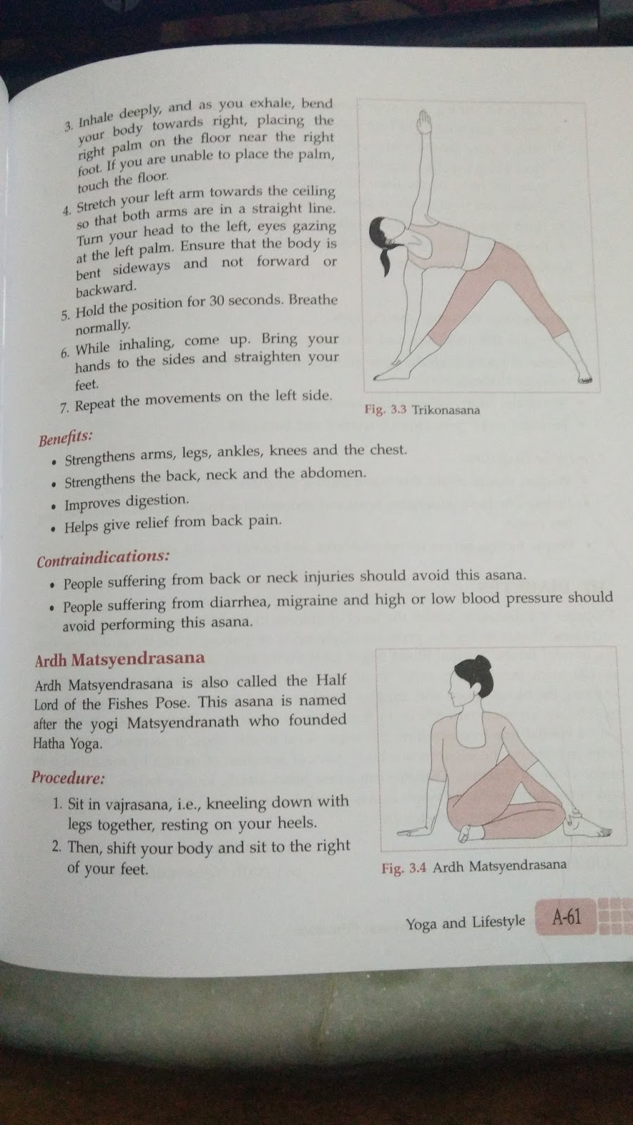 PHYSICAL EDUCATION XI - XII: chap-III yoga and lifestyle (class-XII)