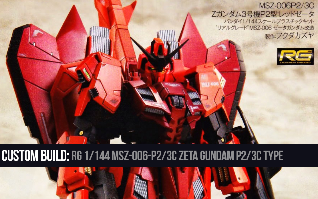 Custom Build: RG 1/144 MSZ-006PS/3C Zeta Gundam III P2 TYPE [RED Z] Red ...