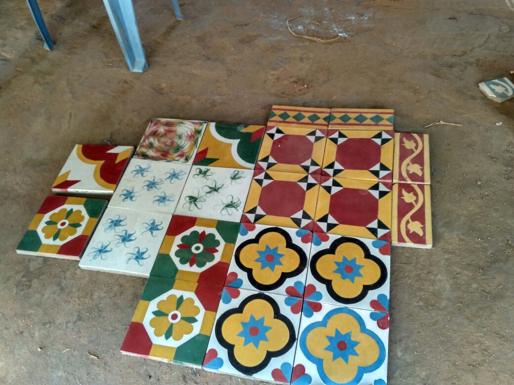 Asha's musings & ramblings: The handcrafted Athangudi tiles
