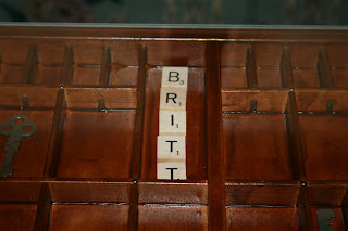 Ashley DIY: Antique Typeset Drawer Table--the Reveal!