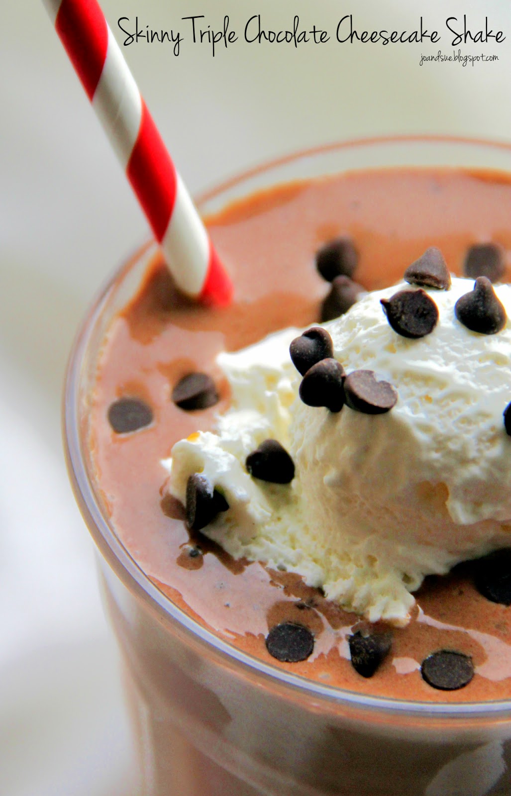 Jo and Sue: Skinny Triple Chocolate Cheesecake Shake