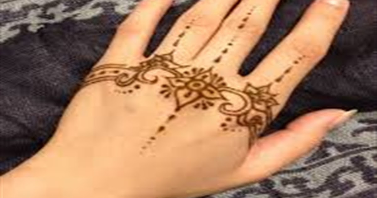 Gambar Henna Simple Dan Mudah Dibuat - koleksi Desain Henna