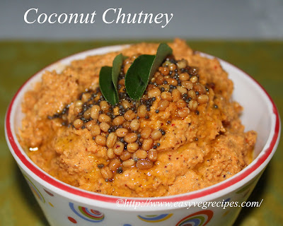 Fresh Coconut Chutney Recipe -- How to make Fresh Coconut Chutney - E.A ...