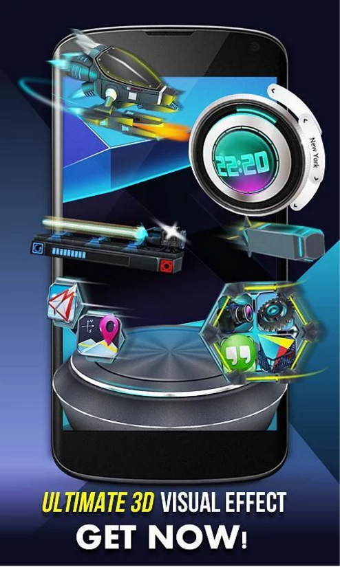 Android Paid Apps: Next Launcher 3D Pro