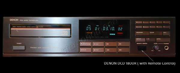 stereonomono - audio Hi Fi Compendium - 14 years on-line: Denon DCD-1800 -R