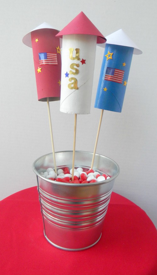 Pams Party & Practical Tips: Quick and Easy Fireworks Craft