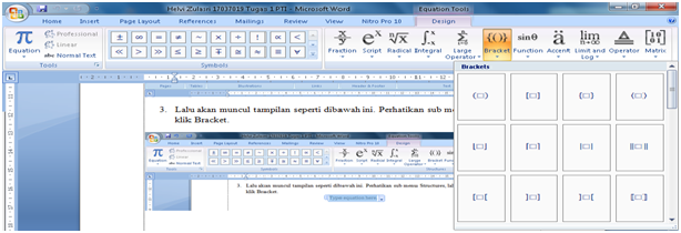 Helvi Zulasri: Cara Membuat Matriks di Microsoft Word