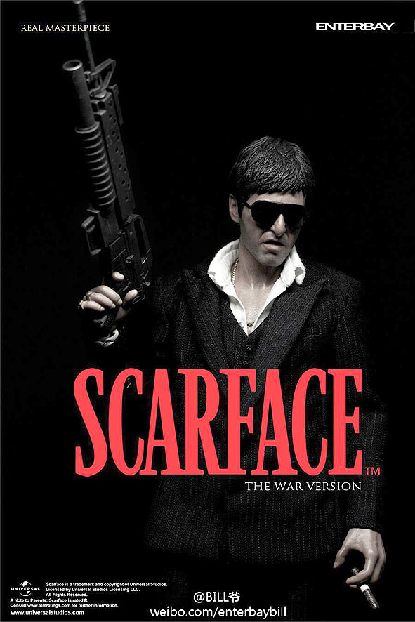 toyhaven: Enterbay 1/6 Real Masterpiece Scarface War Version Preview