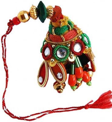 Send Lumba Rakhi to India for your Bhabhi with Blessings!