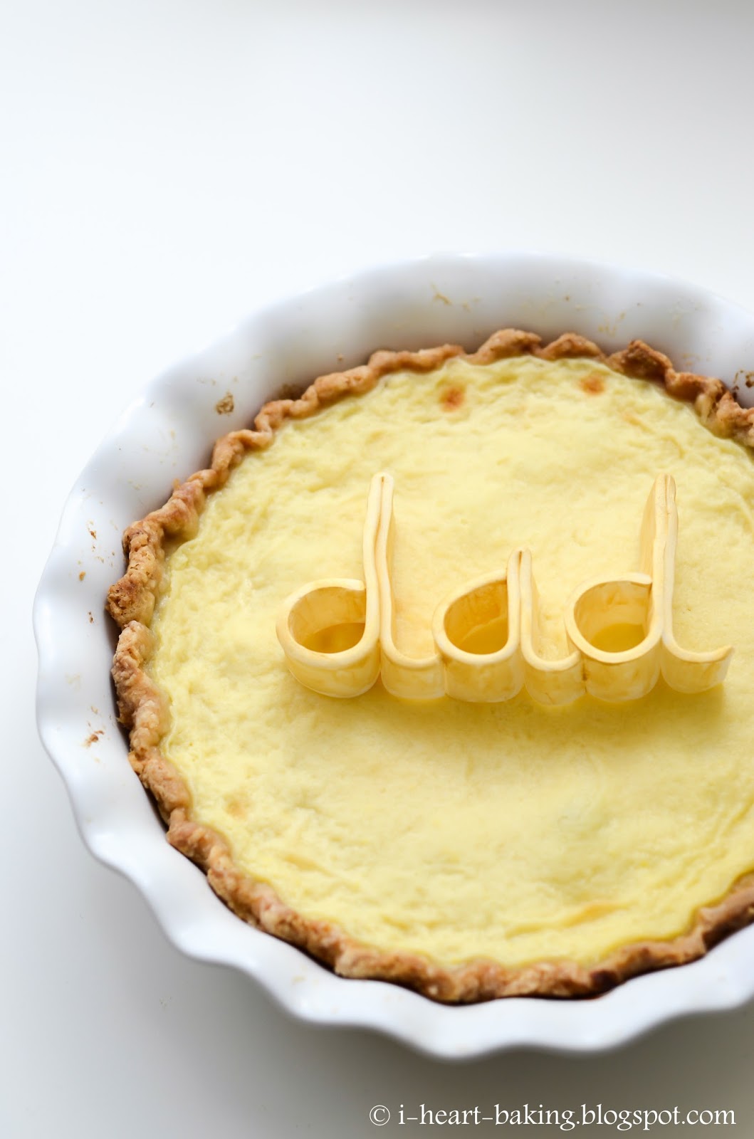 i heart baking!: rum raisin pie for father's day