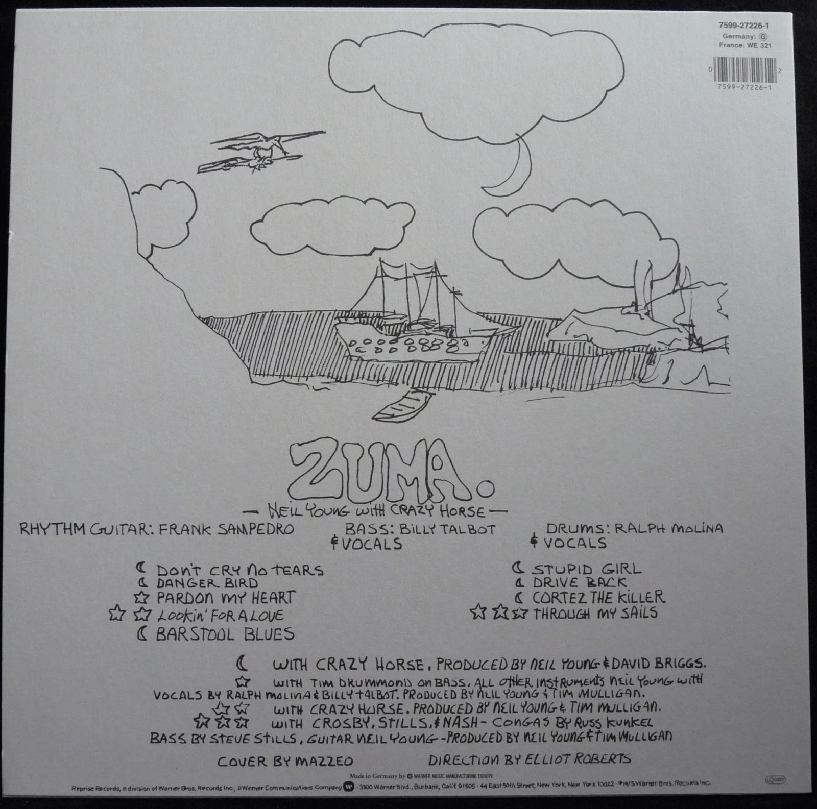 Comunidad del #FFVinilo: Neil Young - Zuma (Reprise Records, 1975)