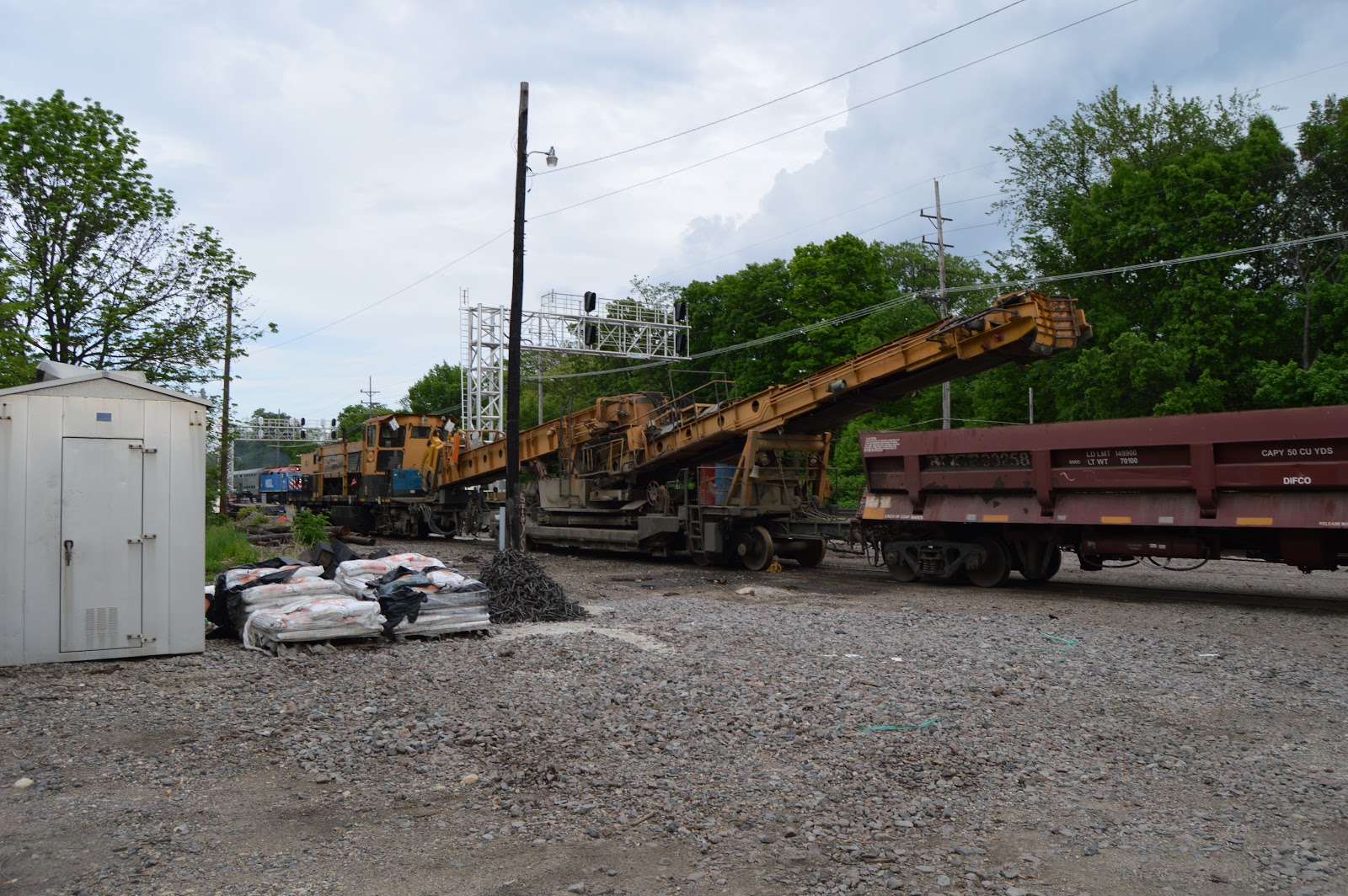 Industrial History: MoW: Loram DC-3 (Ditch Cleaner)