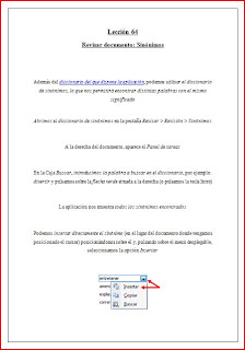 ßlog & ßlog: Word 2007 Lección 64 - Revisar documento: Sinónimos