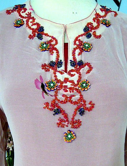 EXCLUSIVE APPAREL AND ACCESSORIES: BAJU KURUNG MODEN CHIFFON MANIK - SARAH