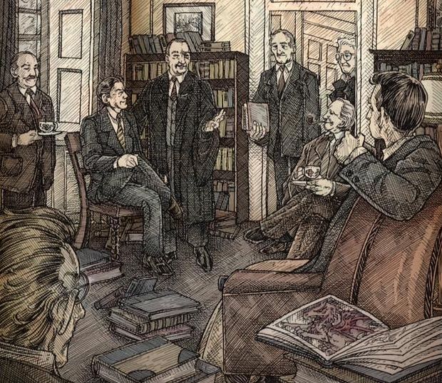 The Notion Club Papers - an Inklings blog: The Inklings in a group portrait