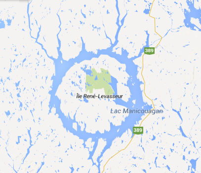 Names of Islands in Lac Manicouagan? : r/Quebec