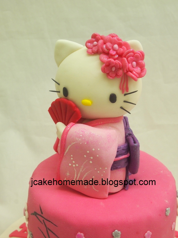 Jcakehomemade: Hello Kitty Kimono birthday cake