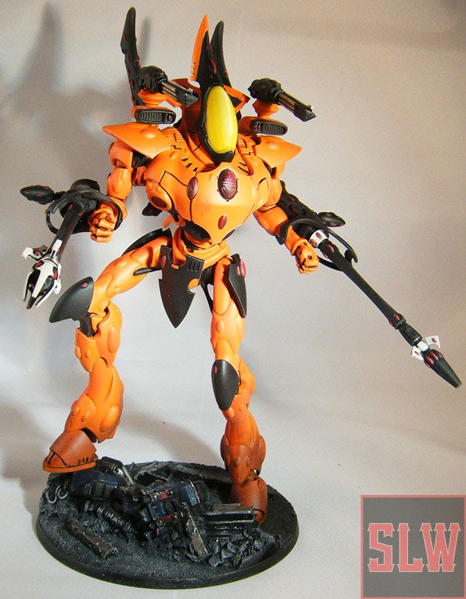 Smells Like Wargaming: 3/3/14: Finished: Craftworld Lugganath Wraithknight