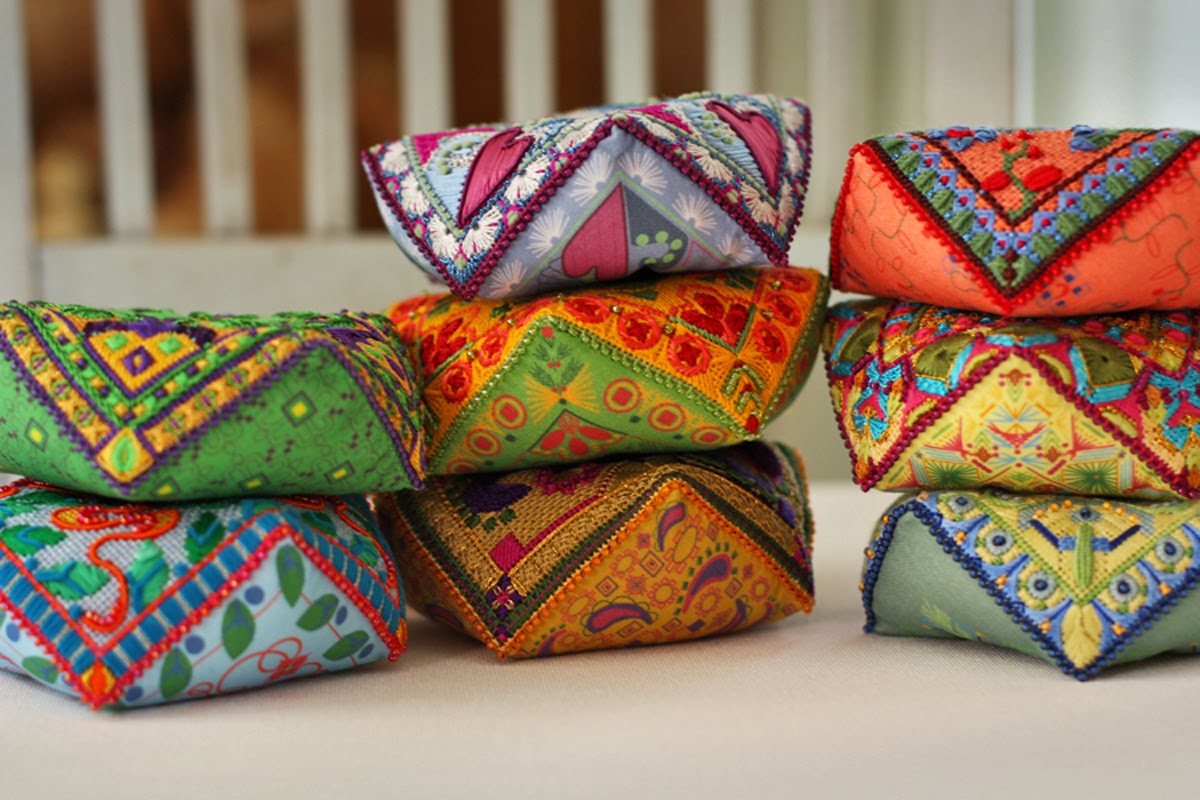 Biscornu and More - - Bedecked and Beadazzled