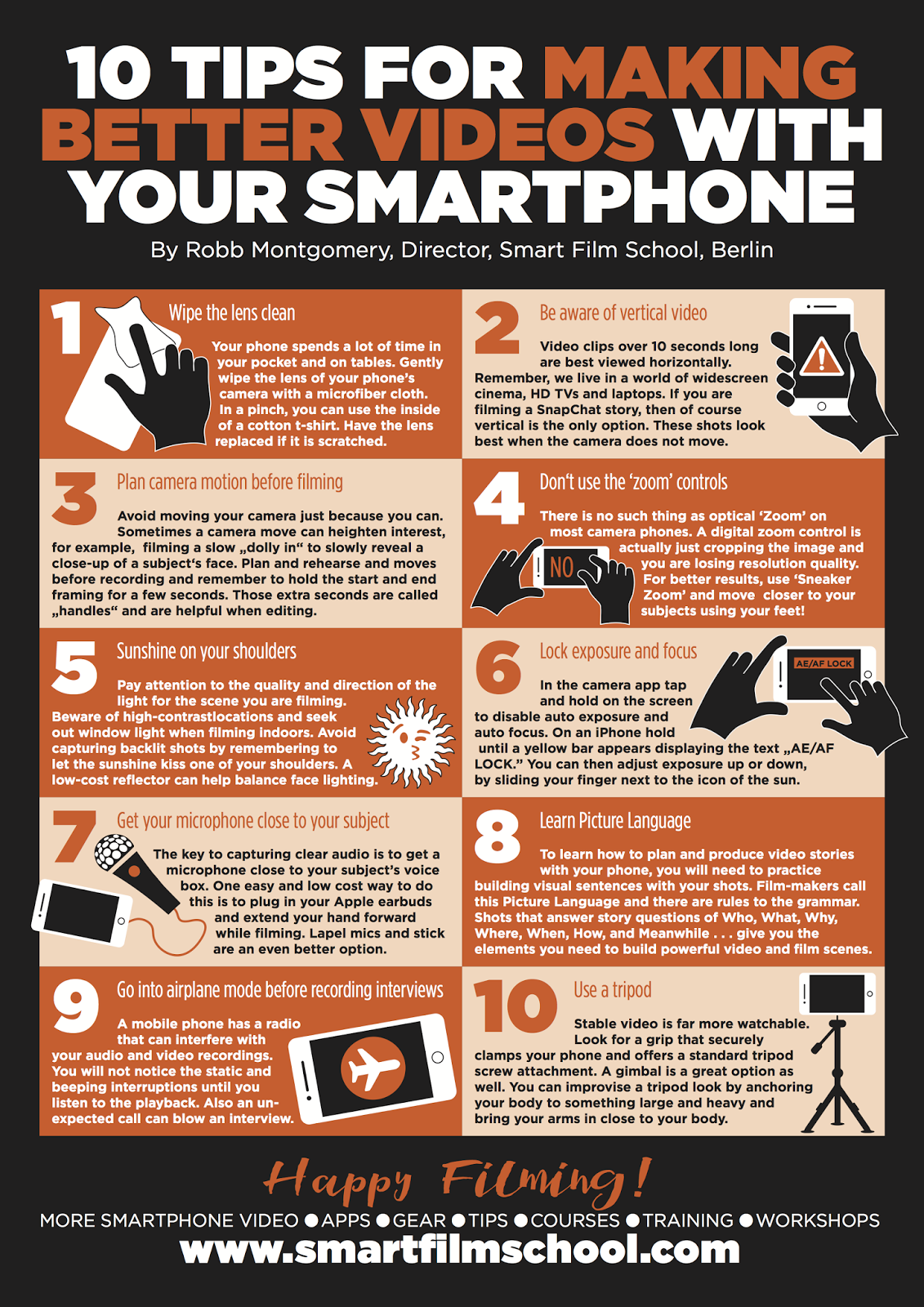 10 tips to improve your mobile videos - Mobile Journalism PDF - Robb Montgomery