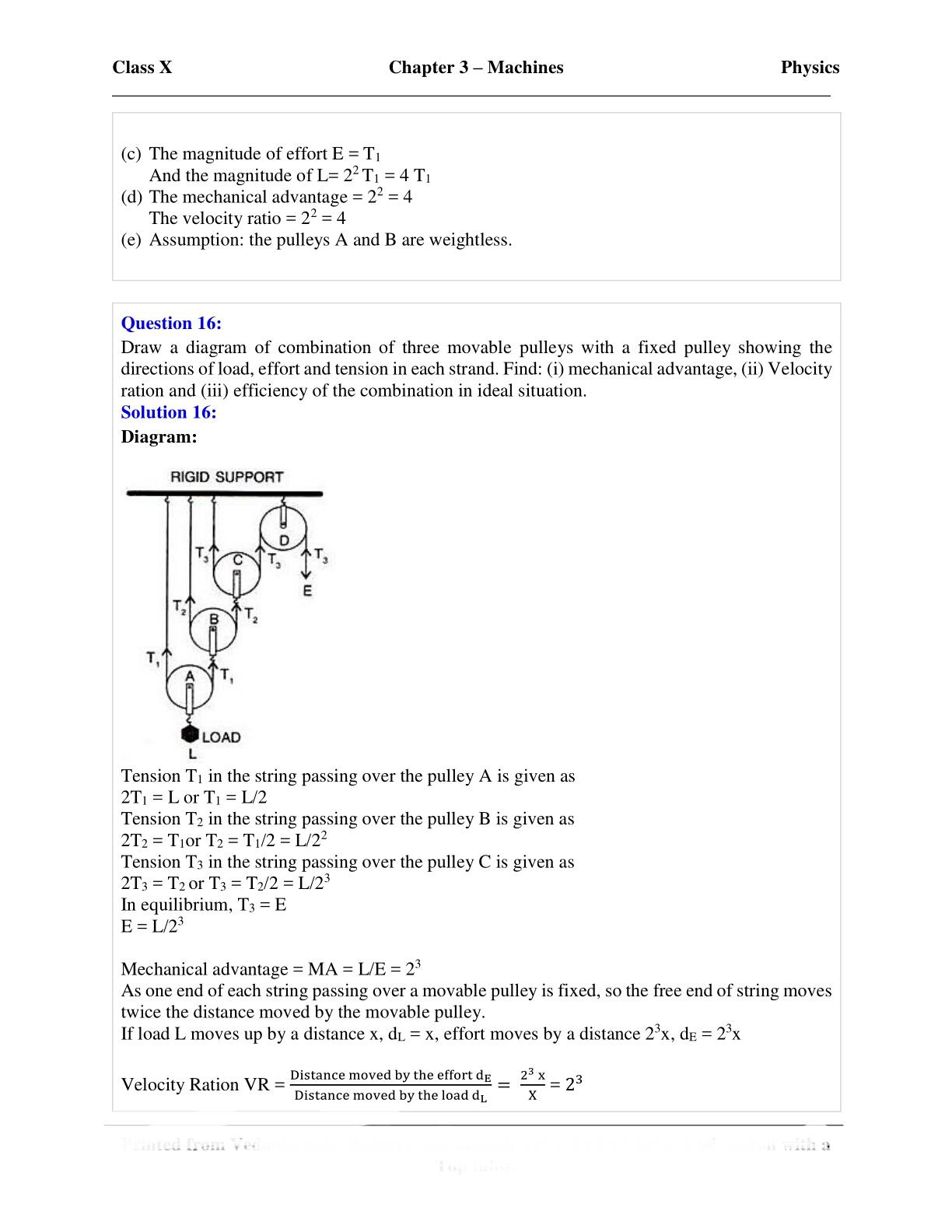 Concise Physics Class 10 ICSE Solutions Chapter 3 Machine - ICSE HUB