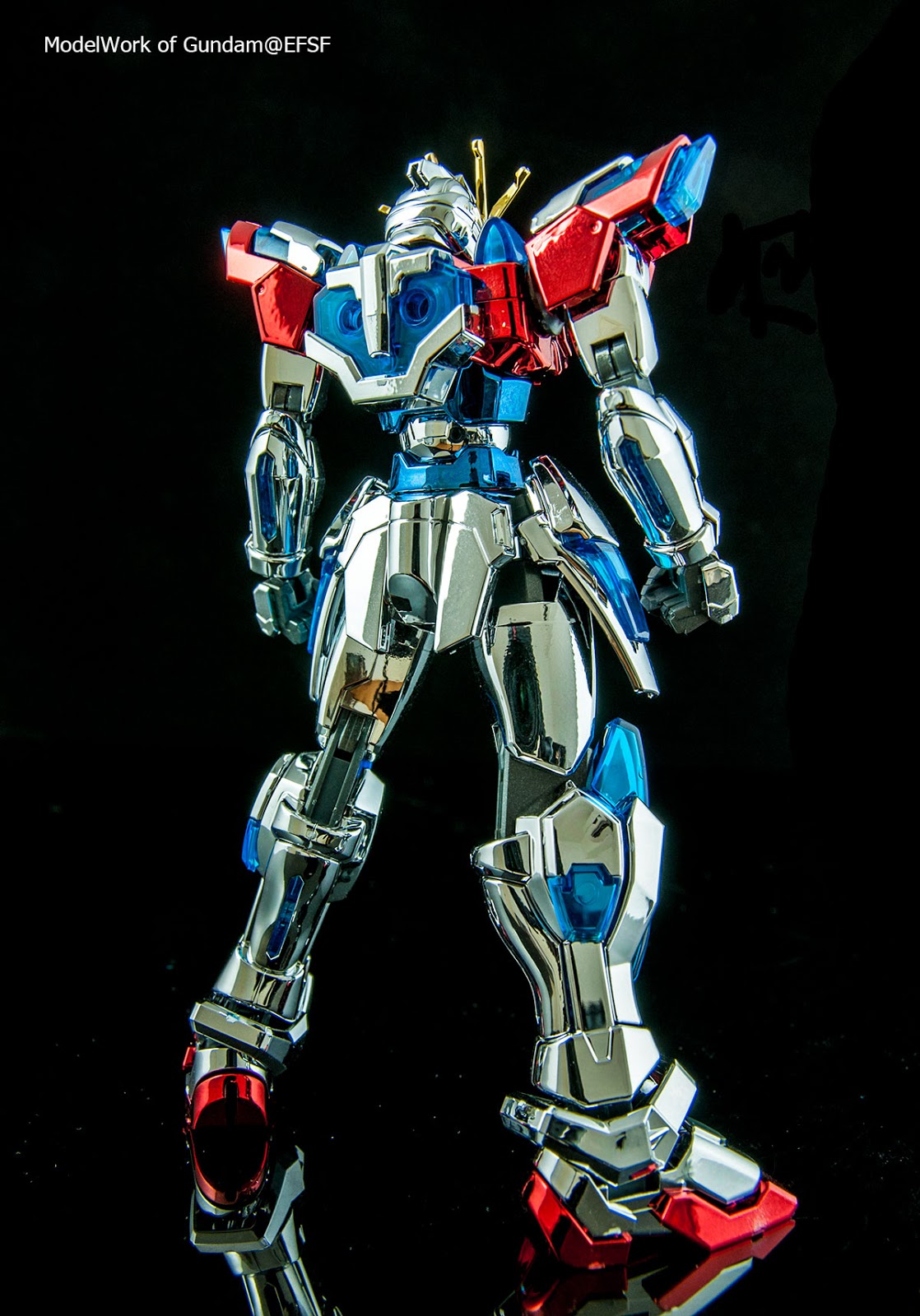 Gundam Family: HGBF 1/144 Try Burning Gundam Full Color Coating Ver ...