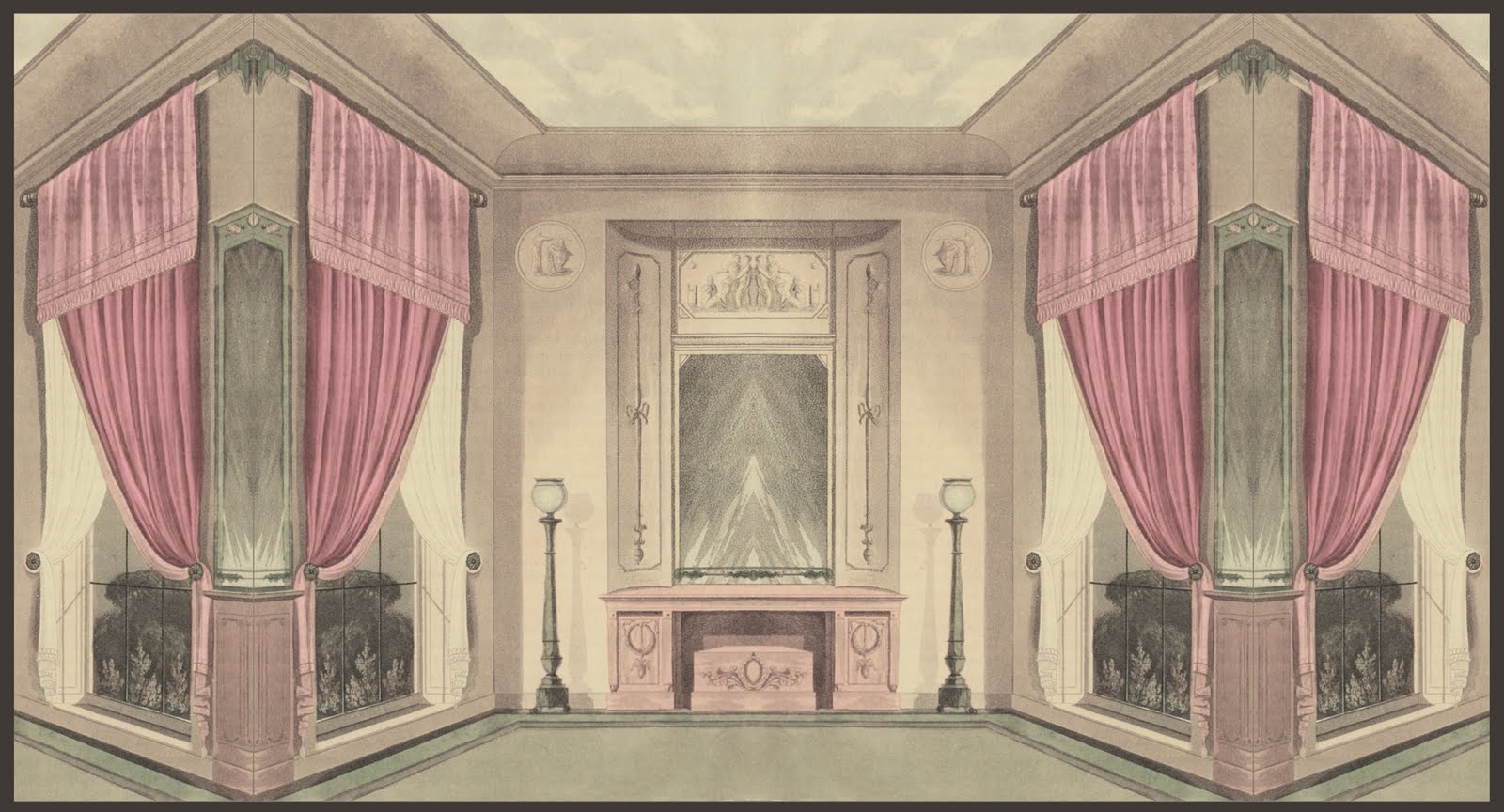 ~ My Fanciful Muse ~: Create a Room - Regency era image - Ackermann's ...