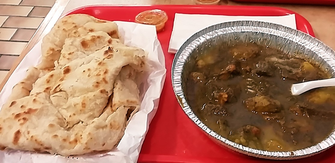 The Left Chapter: Paratha Roti w. Goat and Potatoes at Ali's West ...