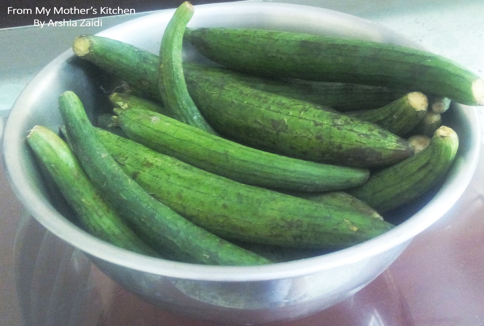From My Mother's Kitchen: Ridge gourd recipe (Torai ki sabzi )