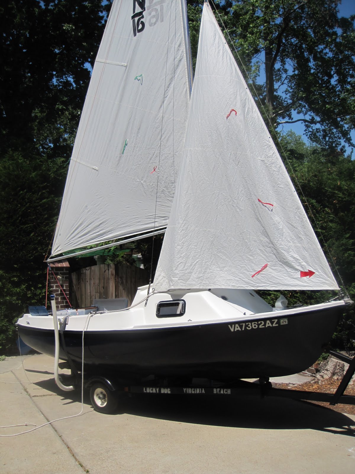 Newport 16 & Hobie Tandem Island Sailing the Chesapeake
