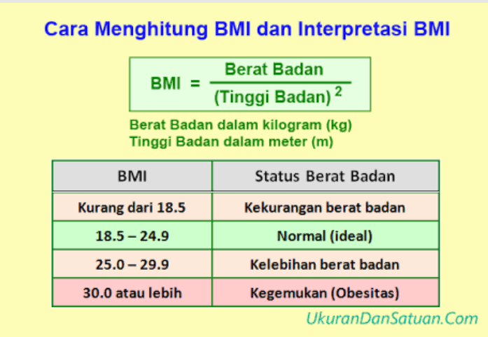 Indeks Massa Tubuh (Body Mass Index / BMI)