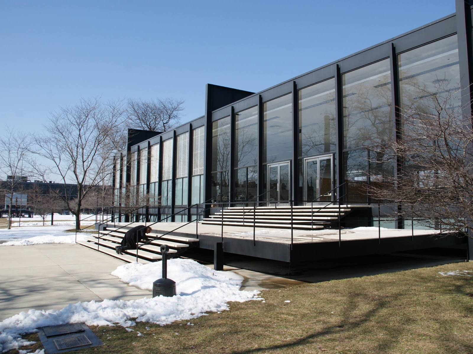 Divagaciones y Arquitectura: Chicago: Crown Hall (L. Mies van der Rohe) II