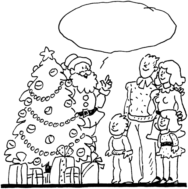 Free Christmas Coloring Pages For Kids