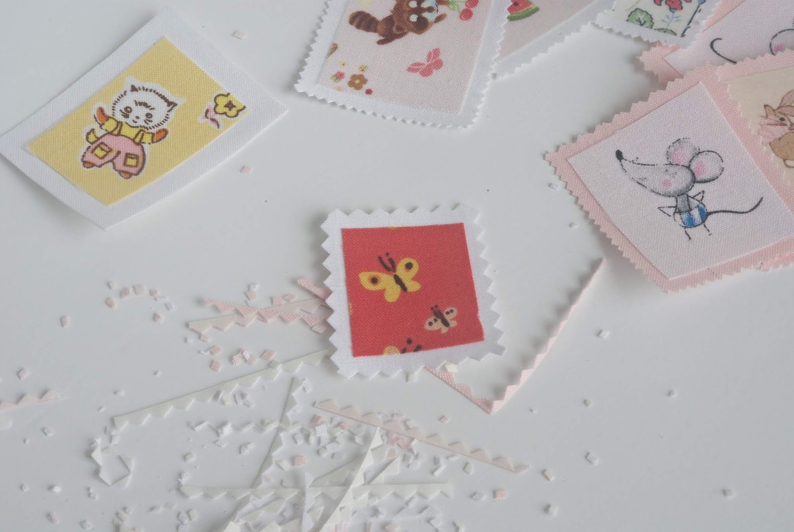 Stitching Notes: Tutorial: Cute Fabric Stamps