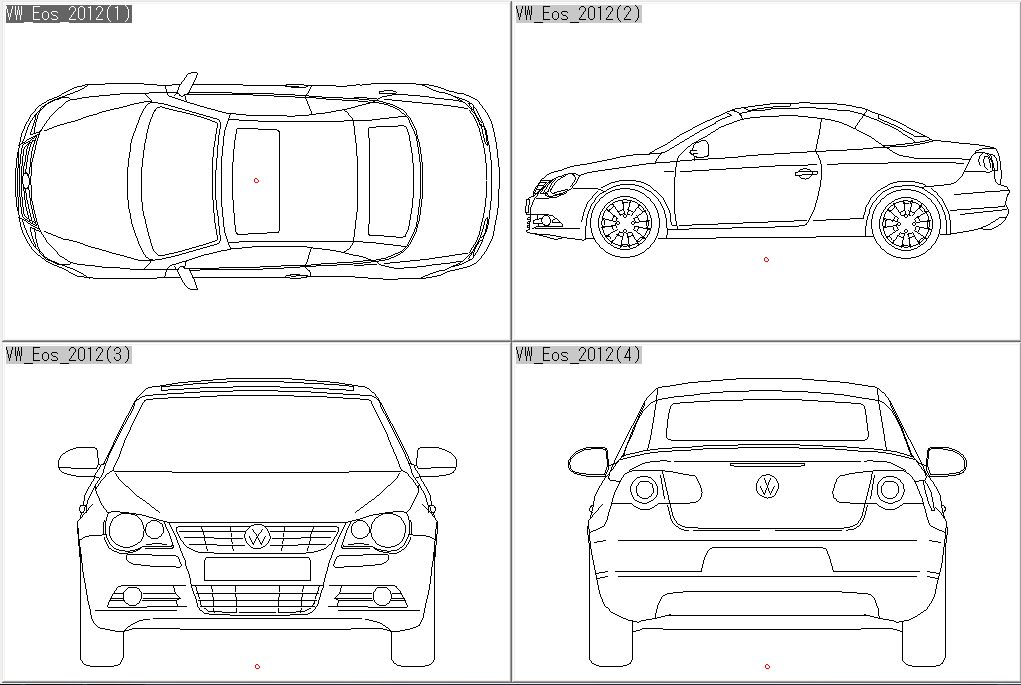 MISCELLANEOUS DATA STORAGE 2 for CAD Drawings: [JWS/DWG] VolksWagen Eos ...