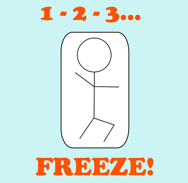 Learning is fun!: Freeze game (Butterflies)