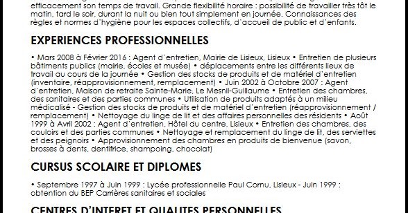Les rubriques obligatoires du CV - Comment rediger un CV