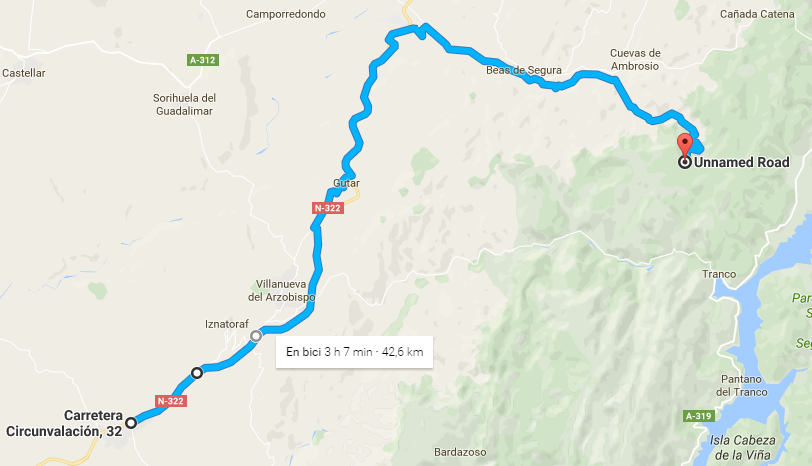 TRIaficionado: Villacarrillo - Fuente Pinilla