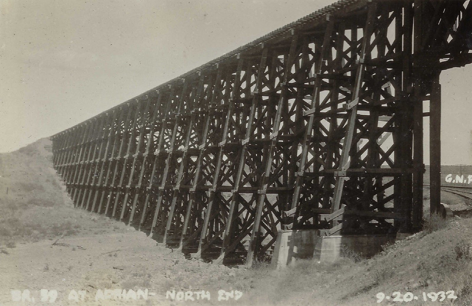 Big Bend Railroad History: Difference Of Decades Adrian Bridge Number 59