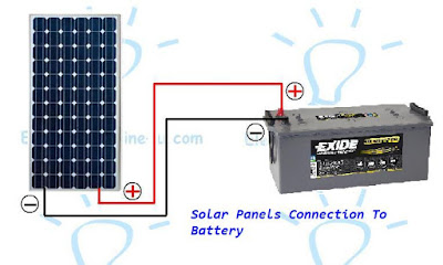 How to connect a solar panel to a battery? - Electrical Online 4u - All About Electrical ...