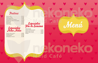 Neko Neko Maid Café: NUEVO MENÚ EN NEKO NEKO MAID CAFÉ