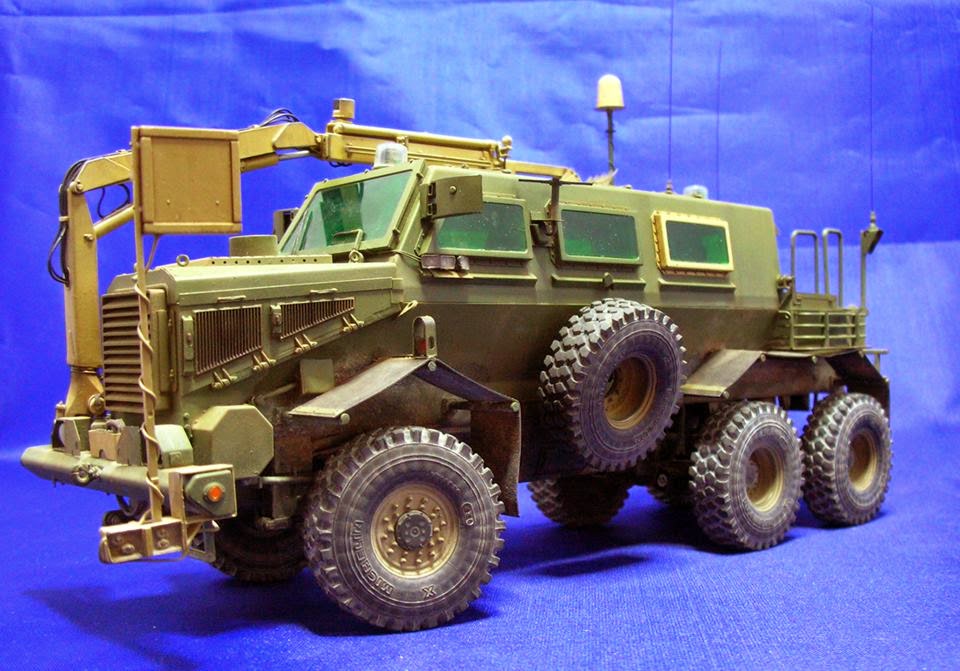 The Rebel Factory: MPCV BUFFALO 6x6 (Bronco Models 1/35) (part 3) FINISHED