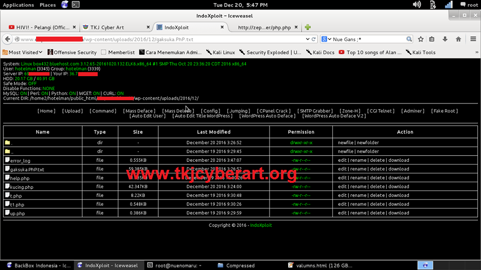 Tutorial Deface dengan eXploit WordPress Valums Uploader Shell Upload.| Exploit - ExploitPedia