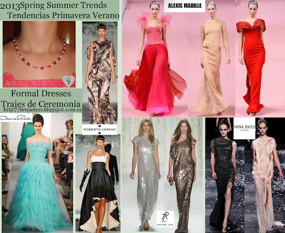 Brujaness Fashion: Formal Dresses: Spring-Summer trends/Tendencias ...