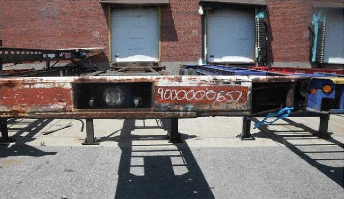 CONTAINER CHASSIS & PARTS: 40'/45'/48' EXTENDABLE Chassis at Kearny NJ