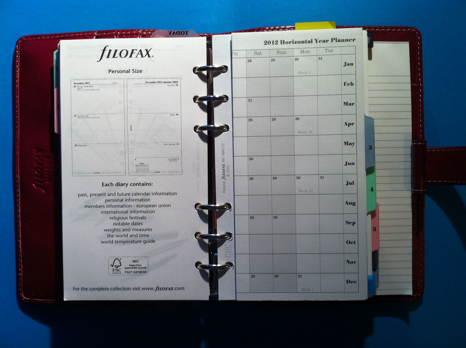 My Life All in One Place: A Filofax Swing Pad you can make at home