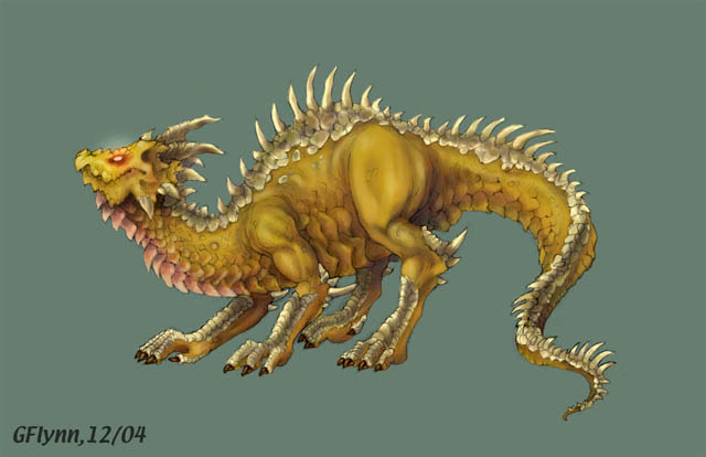 Dragonclips.com: Yellow dragons