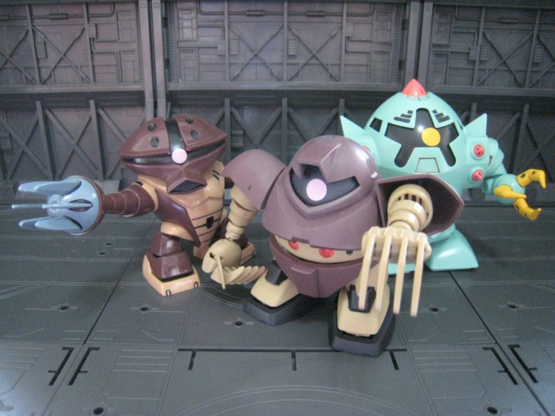 Gunpla by EthanPhua: SD Gogg & Acguy & Zock - OOB